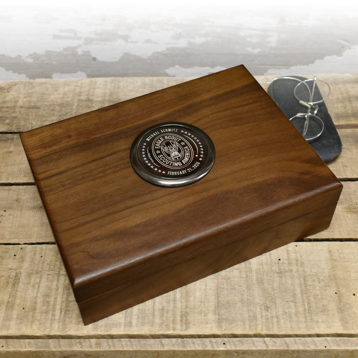 Eagle Scout Deluxe Keepsake Box With Personalized Medallion – A Simpler ...