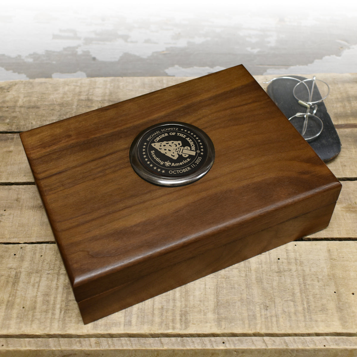 Order of the Arrow Keepsake Box With Personalized Medallion – A Simpler ...