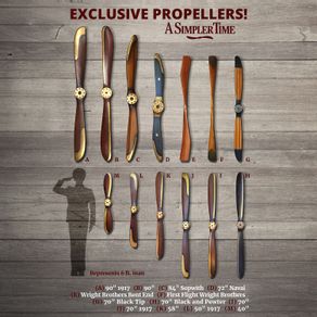 70 Inch Wood Airplane Propeller - Second – A Simpler Time