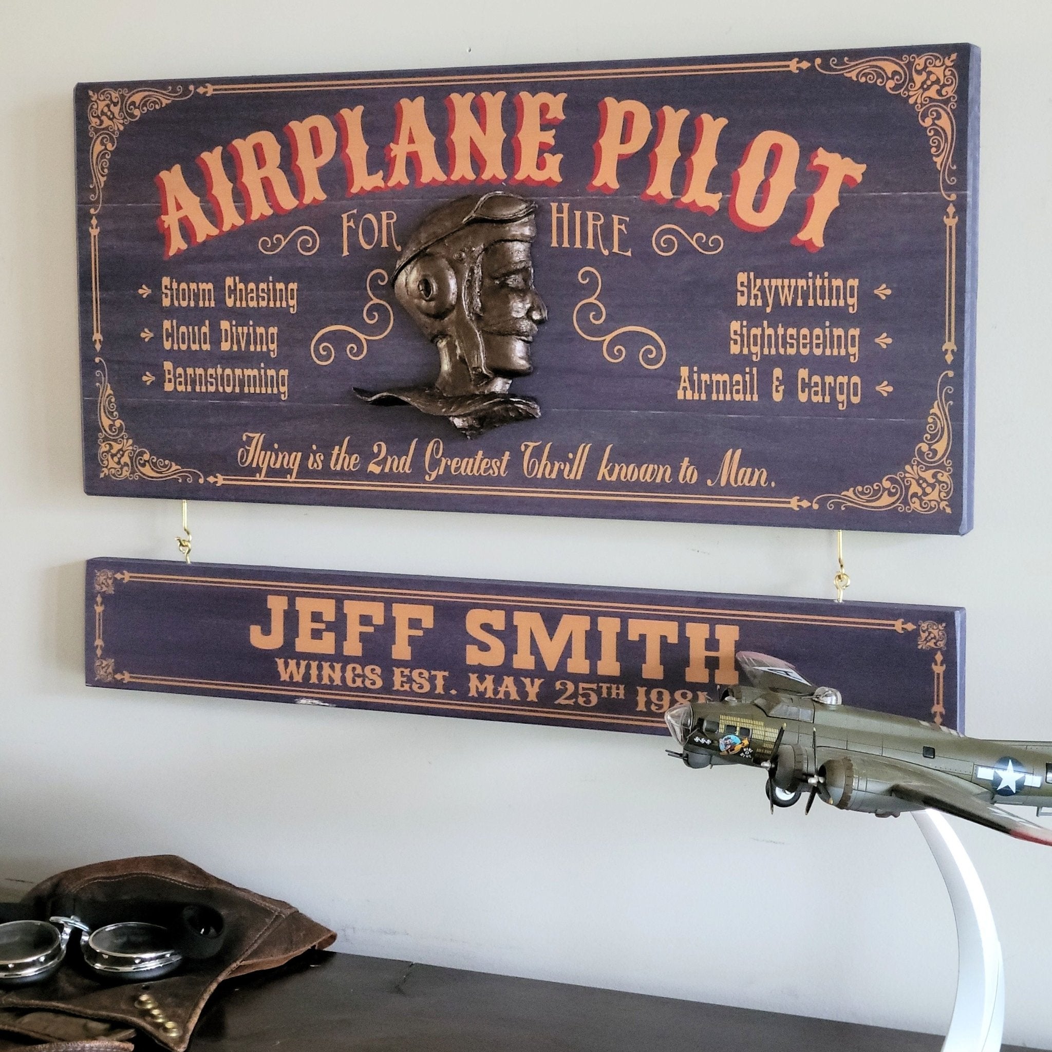 Vintage Aviation Signs