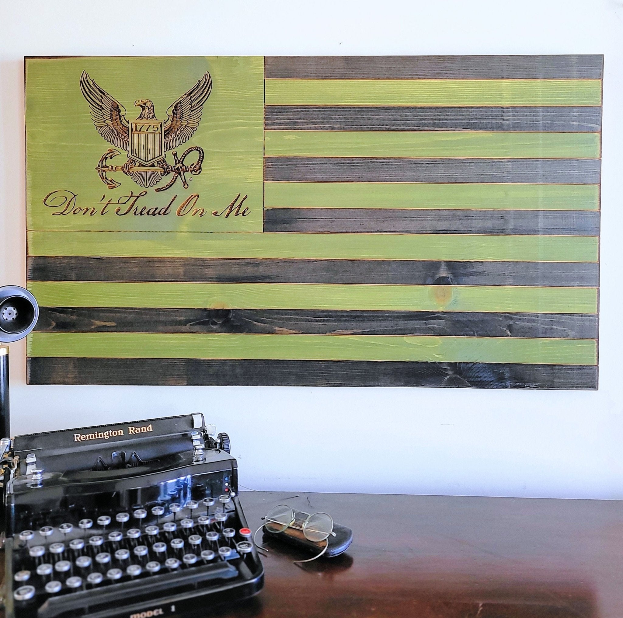 Wooden Flag Signs