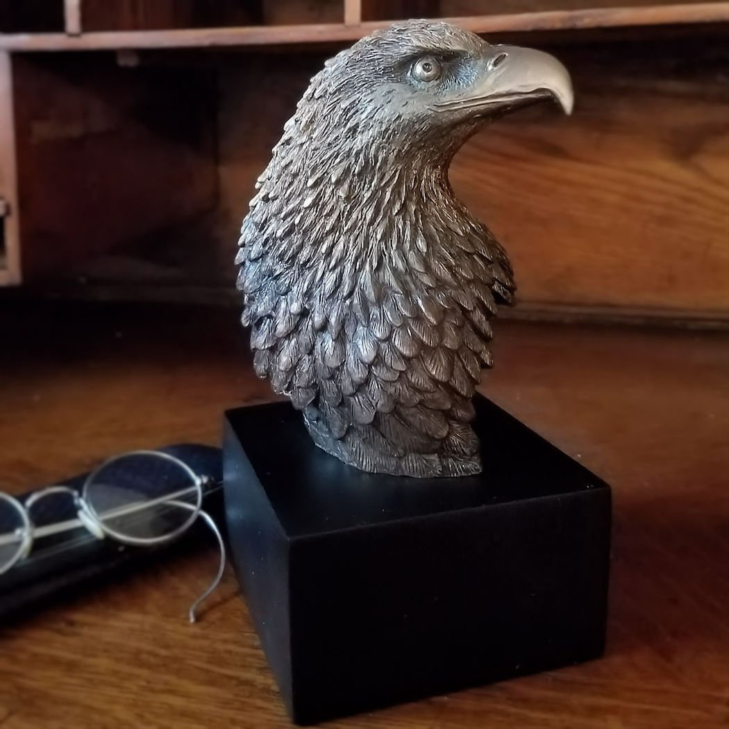 Eagle Head On Base - Bronzed – A Simpler Time