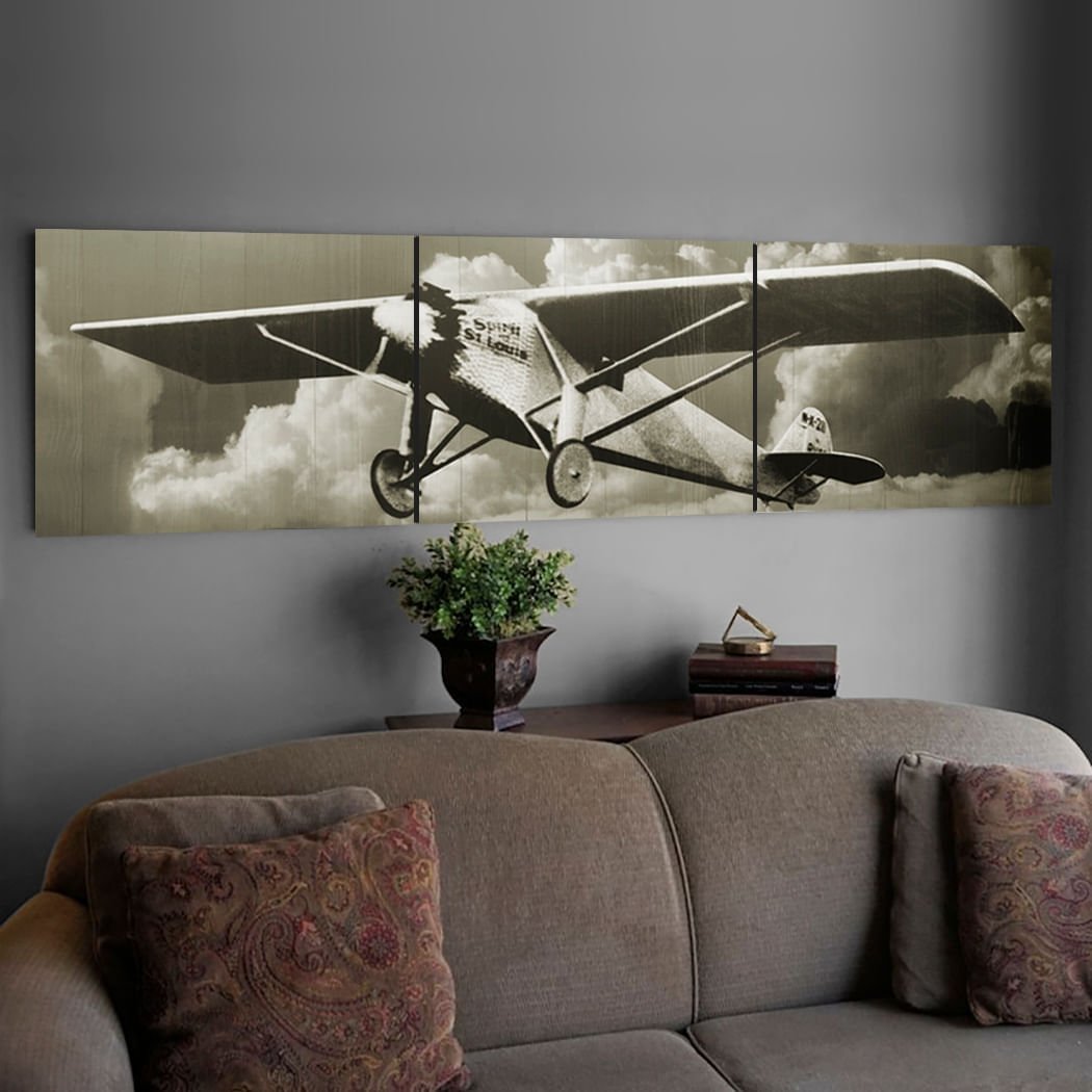 Spirit Of St. Louis Triptych – A Simpler Time