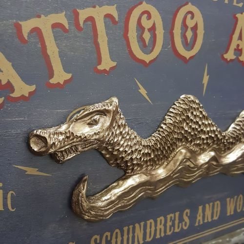 Tattoo Artist Wood Plank Sign with Optional Personalization – A Simpler ...